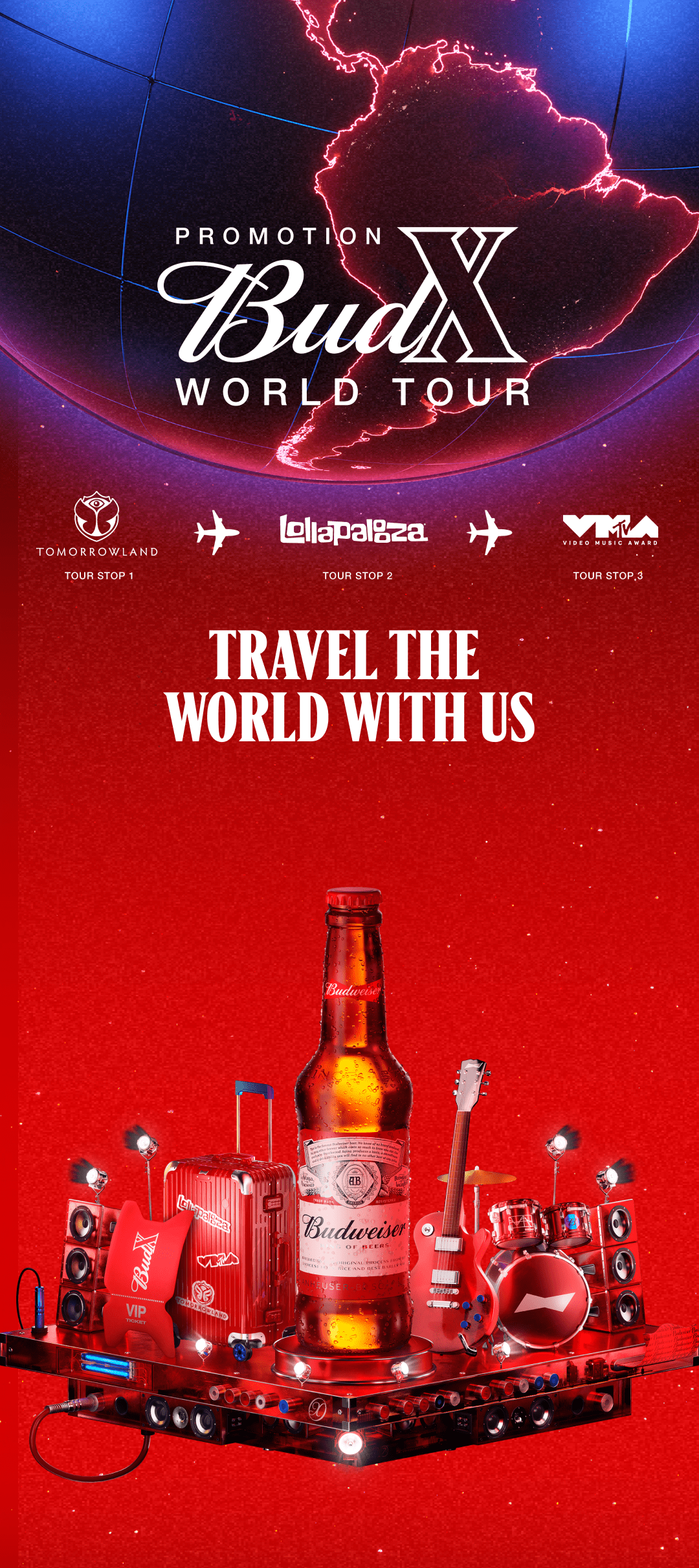 Página Inicial Logado | Promoção Bud Tour