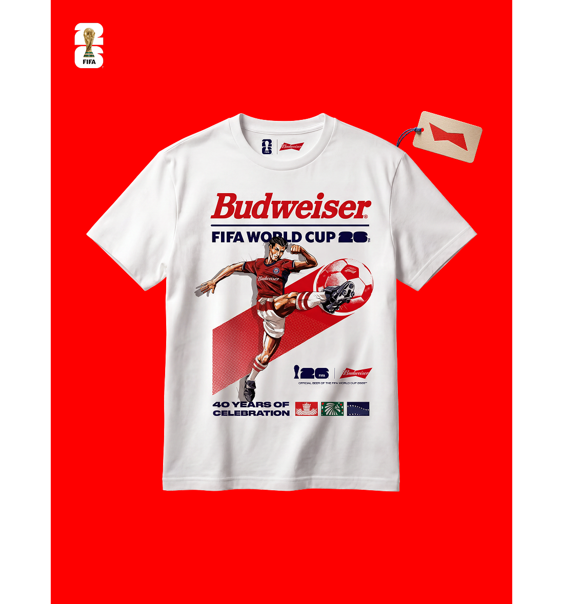 Promoção Bud Fan Store | Concorra a milhares de prêmios da Copa 26